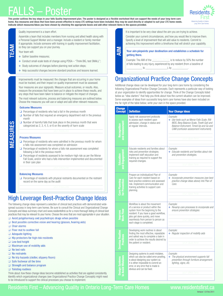 Fillable Online hqontario FALLS Poster - hqontario Fax Email Print ...