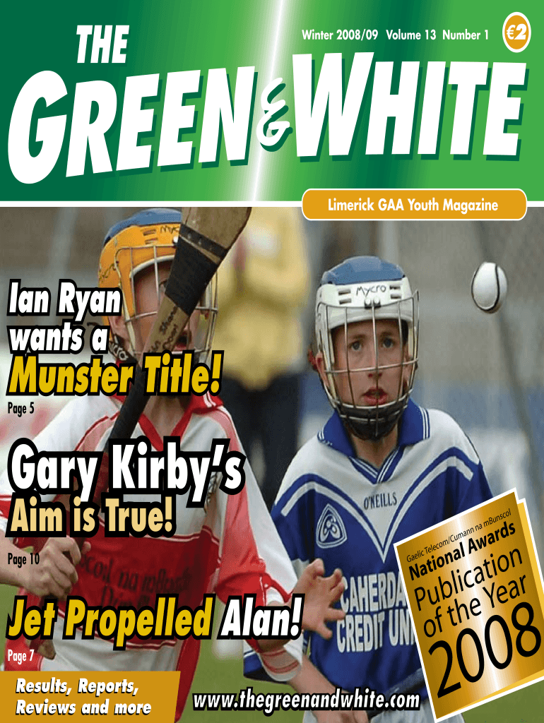 Fillable Online Limerick GAA Youth Magazine Fax Email Print - pdfFiller