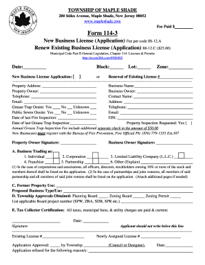 Fillable Online Form 114-3 Fax Email Print - pdfFiller
