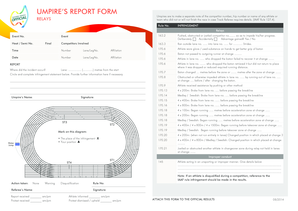Fillable Online nswathletics org Umpires report form - Athletics NSW ...