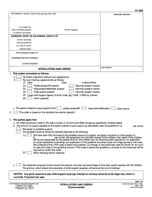 Fillable Online STIPULATION AND ORDER - formslexisonecom Fax Email ...