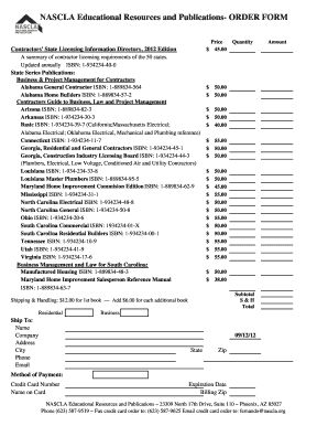 Fillable Online nascla NASCLA Educational Resources and Publications ...