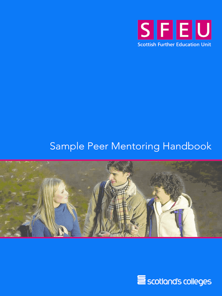 Fillable Online Sample Peer Mentoring Handbook Fax Email Print - pdfFiller
