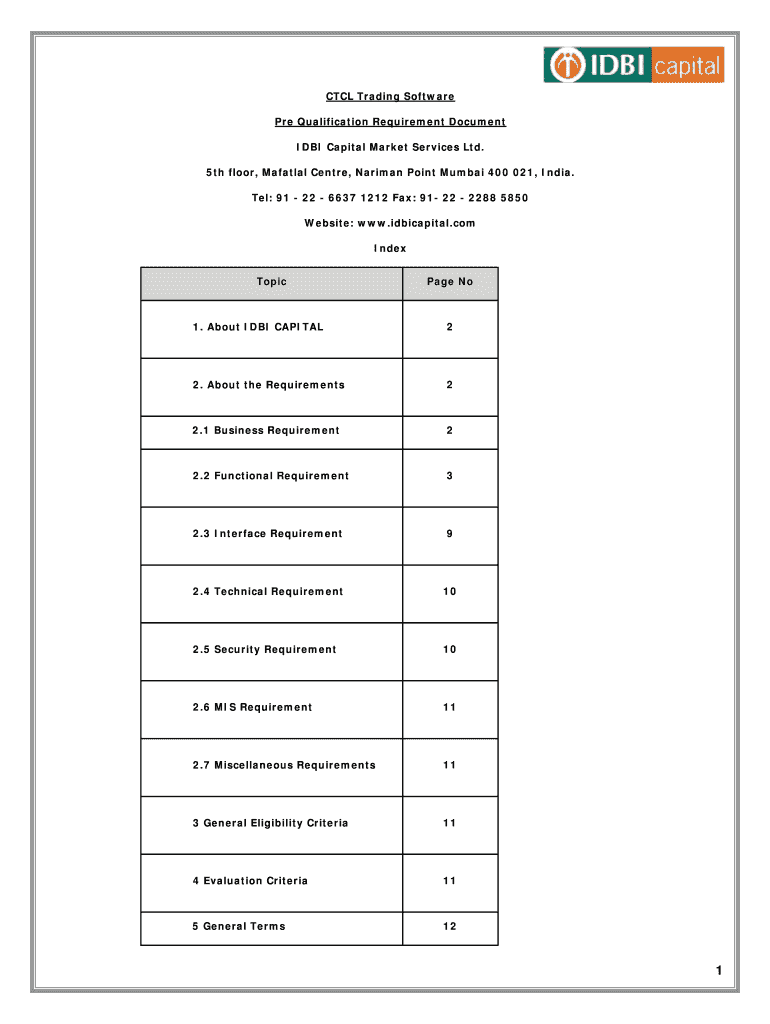 Fillable Online CTCL Trading Software Fax Email Print - pdfFiller