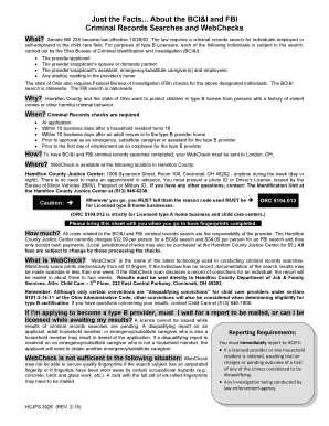 Fillable Online About the BCI&I and FBI Fax Email Print - pdfFiller