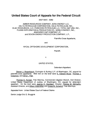 Fillable Online AMBER RESOURCES COMPANY, AERA ENERGY LLC, Fax Email ...