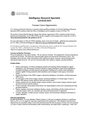 Fillable Online Intelligence Research Specialist Fax Email Print ...