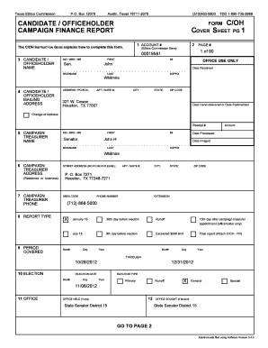 Fillable Online 13 COH NAME Whitmire, John (Sen Fax Email Print - pdfFiller