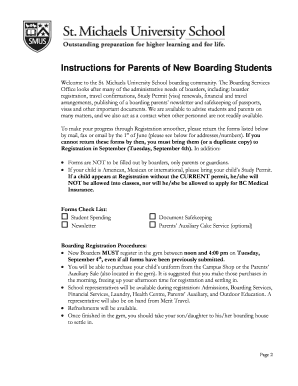 Fillable Online 2012-2013 School Year Registration Booklet for all New ...