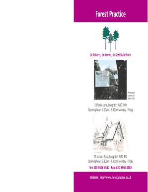 Fillable Online practicebooklet co Moorside Medical Practice - Practice ...