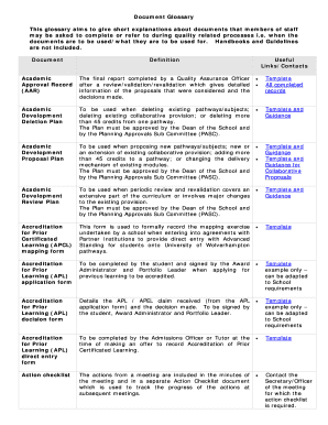 Fillable Online Document Glossary Fax Email Print - pdfFiller