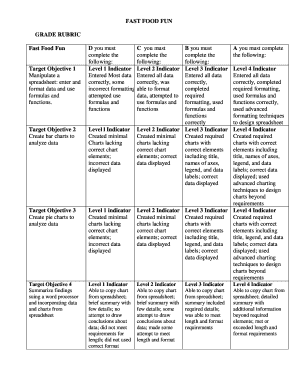 Fillable Online FAST FOOD FUN Fax Email Print - pdfFiller