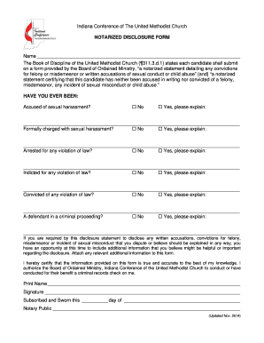 Fillable Online Form 114-Disclosure Form Fax Email Print - pdfFiller