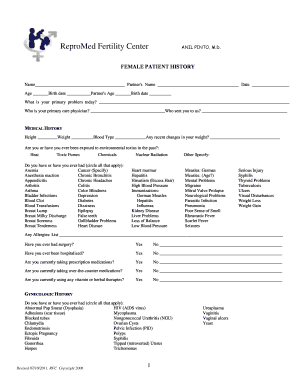 Fillable Online ReproMed Fertility Center ANIL PINTO MD Fax Email Print ...