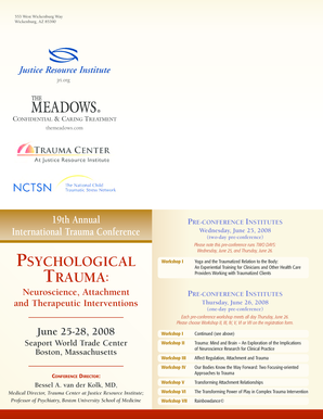 Fillable Online View Conference Brochure - Trauma Center Fax Email ...