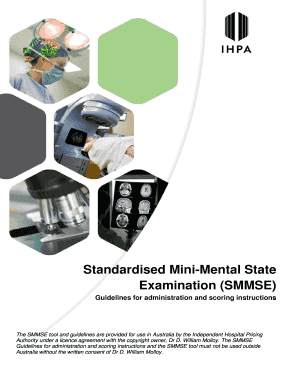 Fillable Online Standardised Mini-Mental State Fax Email Print - pdfFiller
