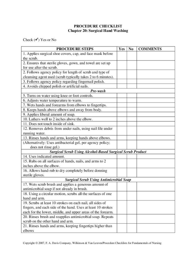 Hand Washing Checklist Pdf Fill And Sign Printable Template Online hand-washing-checklist-pdf-fill-and-sign-printable-template-online
