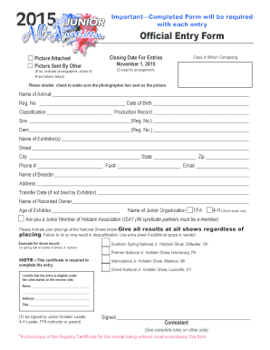 Fillable Online ImportantCompleted Form will be required with each ...