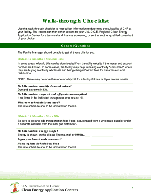 Fillable Online midwestchptap Walk-through Checklist ...