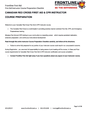 Fillable Online Frontline First Aid Fax Email Print - pdfFiller