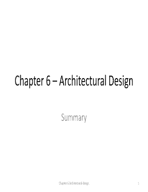 Fillable Online Chapter 6 Architectural Design Fax Email Print - pdfFiller