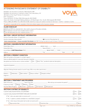 Fillable Online hr okstate RESET FORM ATTENDING PHYSICIANS STATEMENT OF ...