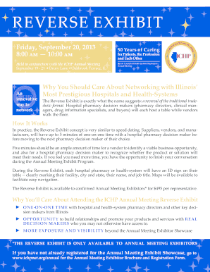 Fillable Online REVERSE EXHIBIT - ICHP Fax Email Print - pdfFiller