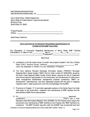 Fillable Online RECORDING REQUESTED BY AND WHEN RECORDED MAIL TO City of Fax Email Print - pdfFiller