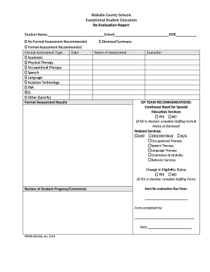 Fillable Online wakulla schooldesk Wakulla County Schools Exceptional ...