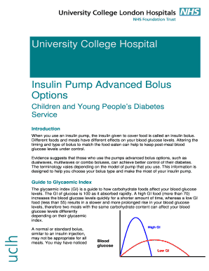 Fillable Online Insulin Pump Advanced Bolus Fax Email Print - pdfFiller