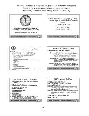 Fillable Online Federal Motor Carrier Safety Agency (FMCSA) Fax Email ...