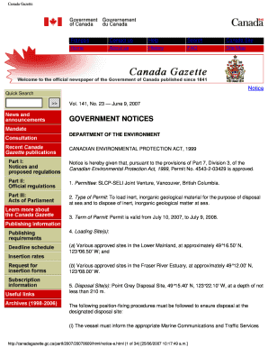 Fillable Online GOVERNMENT NOTICES - puntofocalgovar Fax Email Print ...