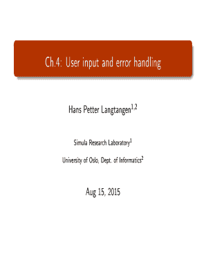 Fillable Online hplgit github Ch4 User input and error handling - GitHub Pages - hplgit github ...