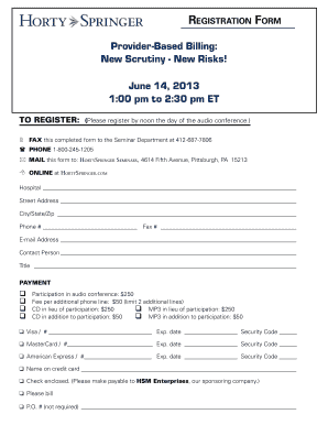 Fillable Online Provider-Based Billing New Scrutiny - New Risks June 14 ...