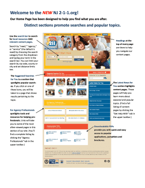 Fillable Online nj211 Welcome to the NEW NJ 2 1 1org - nj211 Fax Email ...