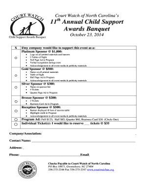 Fillable Online courtwatchnc Court Watch of North Carolinas 11th Annual ...