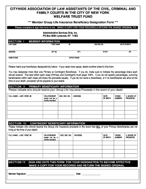Fillable Online SAMPLE LIFE INSURANCE FORMS Fax Email Print - pdfFiller