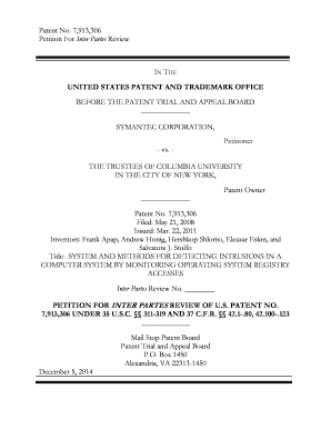 Fillable Online SF-5498813-v12-306IPRPetitiondocx Fax Email Print ...