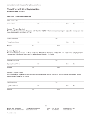 Fillable Online Form 902 Third Party Entity Registration 15-0116 Fax ...