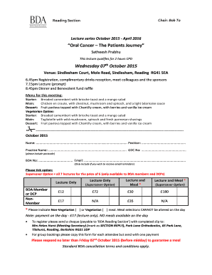 Fillable Online Oral Cancer The Patients Journey - British Dental ...