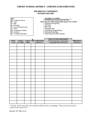 Fillable Online cheneysd CHENEY SCHOOL DISTRICT CERTIFICATED EMPLOYEE ...