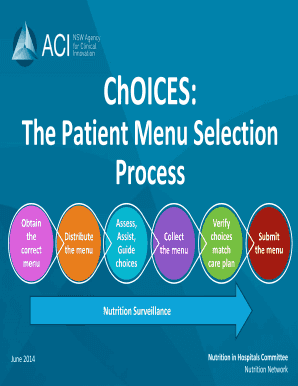 Fillable Online The Patient Menu Selection Fax Email Print - pdfFiller