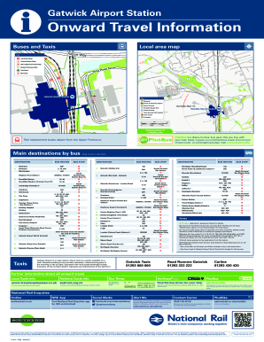 Fillable Online Trains To & From London Gatwick Airport - Maps, Tickets ...