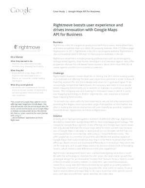 Fillable Online Case Study Google Maps API for Business Fax Email Print ...