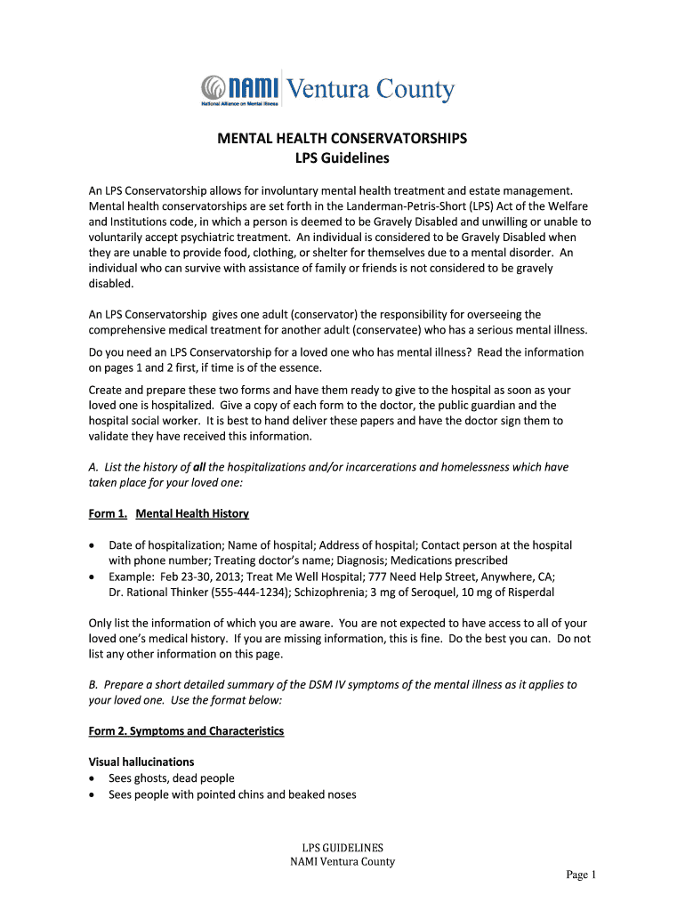 Fillable Online LPS Guidelines Fax Email Print - pdfFiller