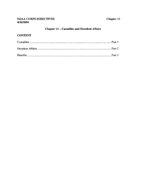Fillable Online Chapter 11 Casualties and Decedent Affairs Fax Email ...