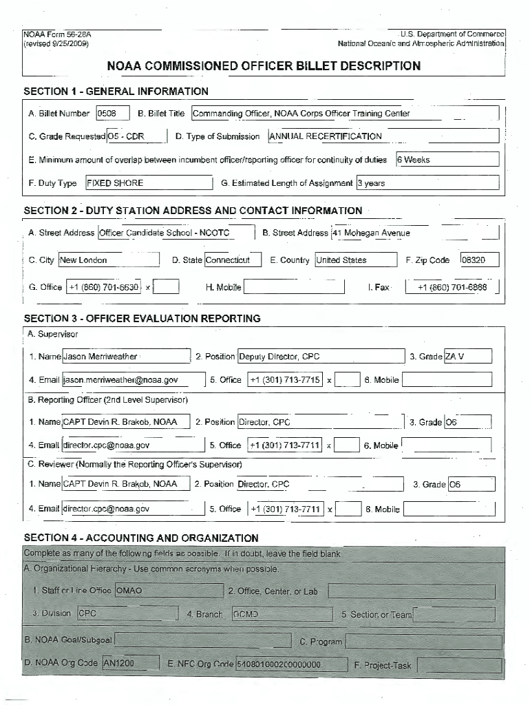 Fillable Online - I - Commissioned Personnel Center Fax Email Print ...