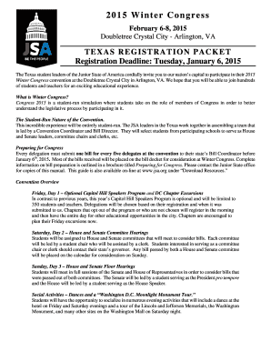 Fillable Online TEXAS REGISTRATION PACKET Fax Email Print - pdfFiller