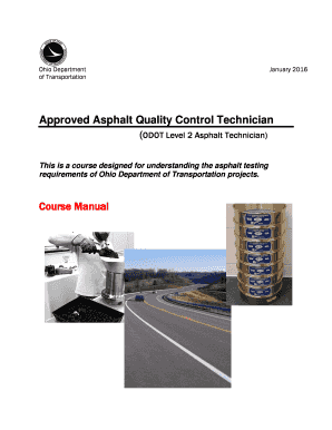 Fillable Online Approved Asphalt Quality Control Technician Fax Email ...