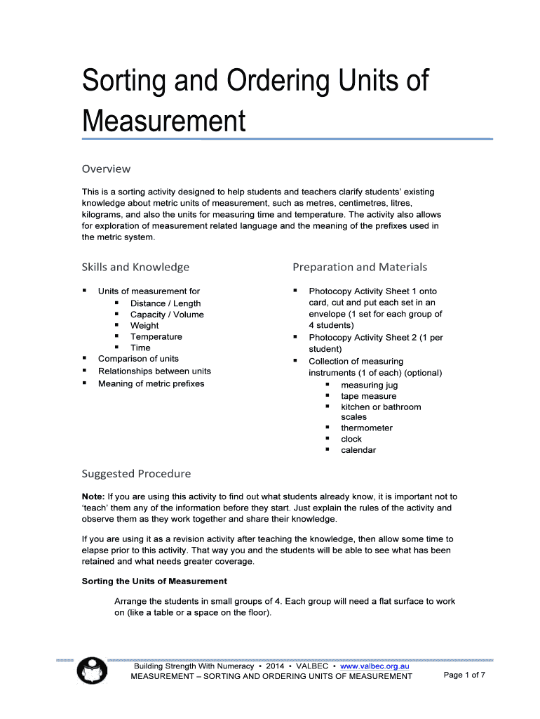 Fillable Online Sorting and Ordering Units of Fax Email Print - pdfFiller